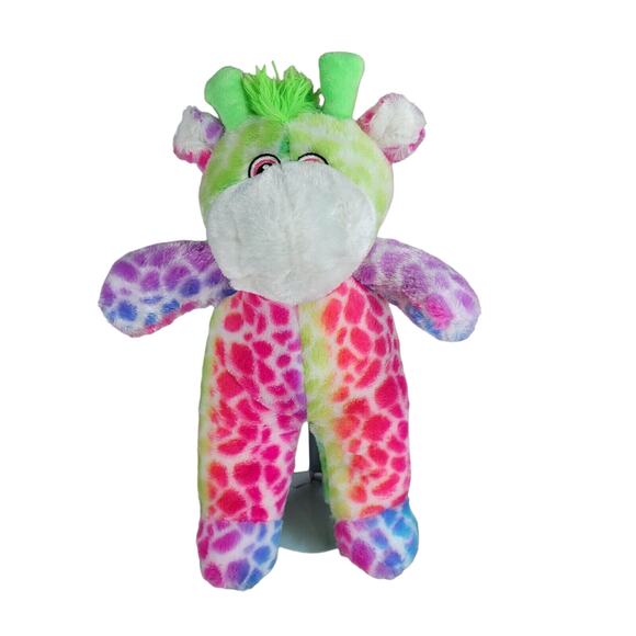 Kellytoy | Toys | Giraffe Plush Kellytoy Rainbow Fun Bright Colors ...